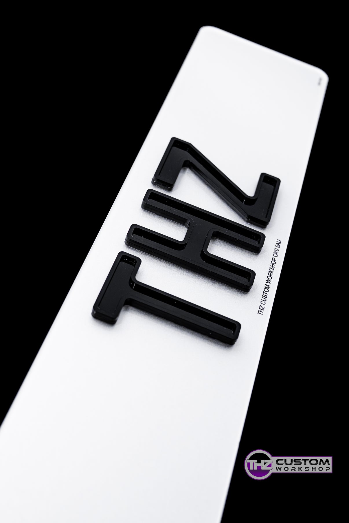 4D Ghost Number Plates | THZ CUSTOM WORKSHOP