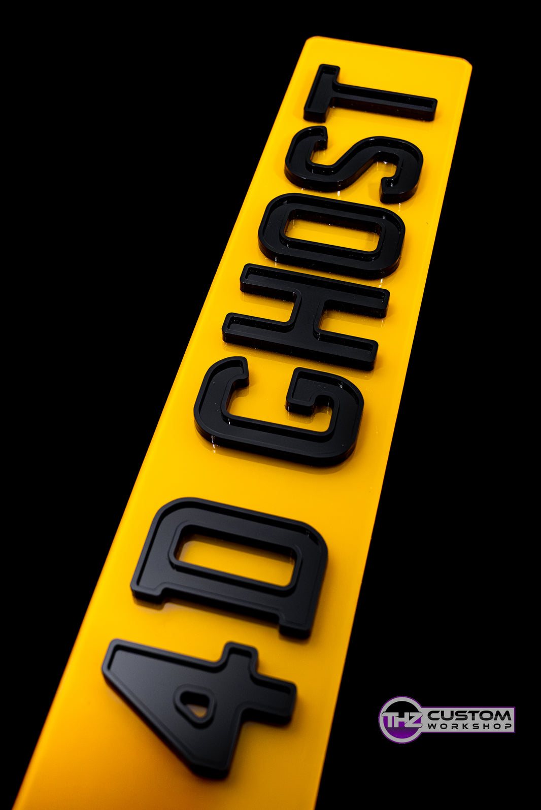 Customizable 4D Number Plates | THZ Custom Workshop – THZ CUSTOM WORKSHOP