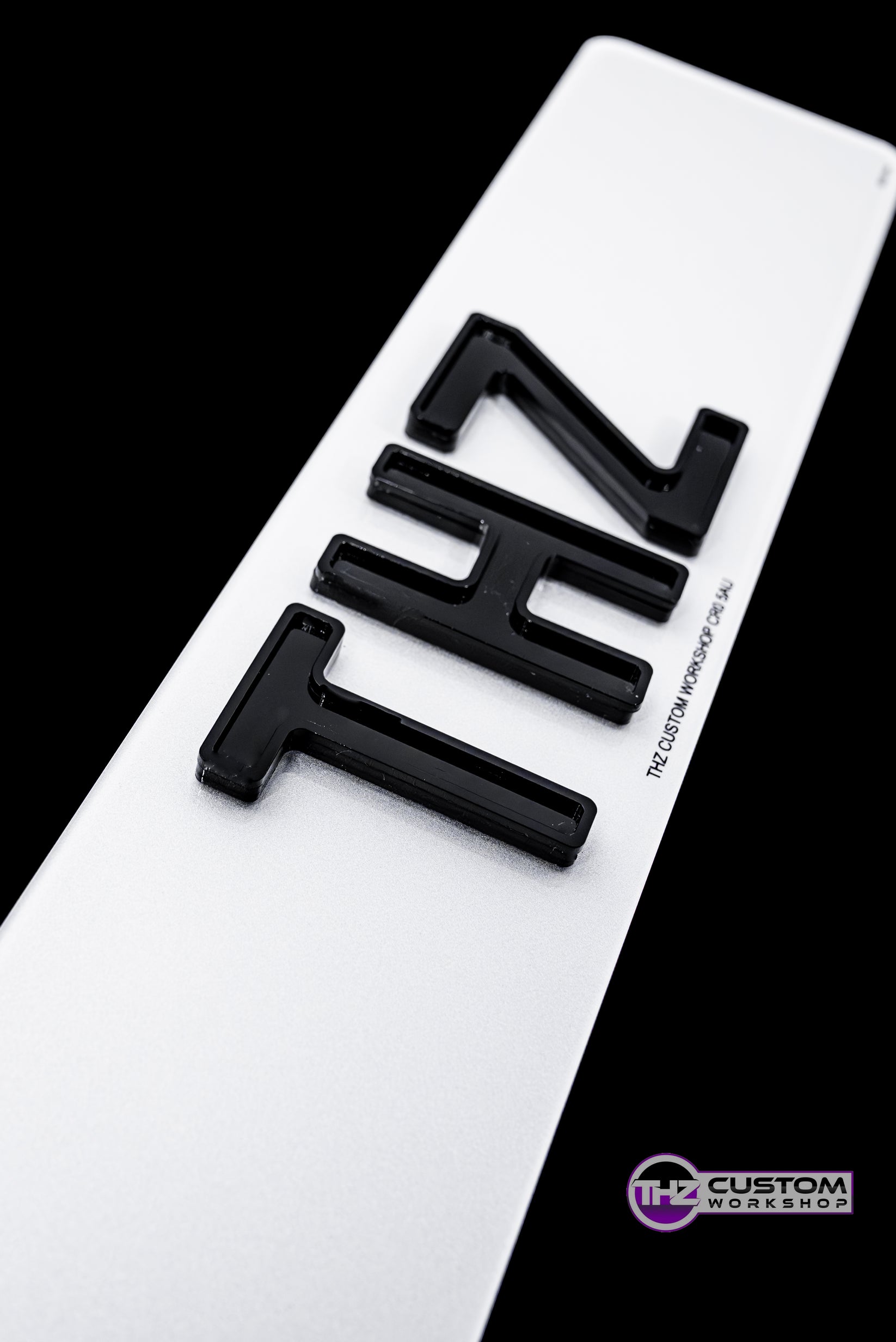 Premium 4D Ghost Number Plates | THZ CUSTOM WORKSHOP