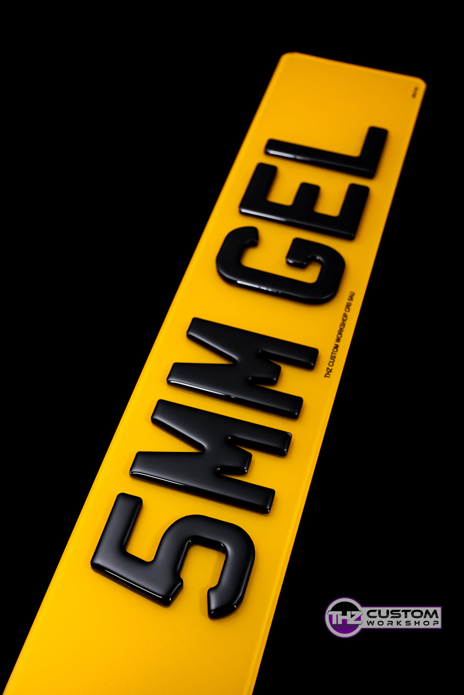 3D & 4D Gel Number Plates | THZ Custom Workshop – THZ CUSTOM WORKSHOP