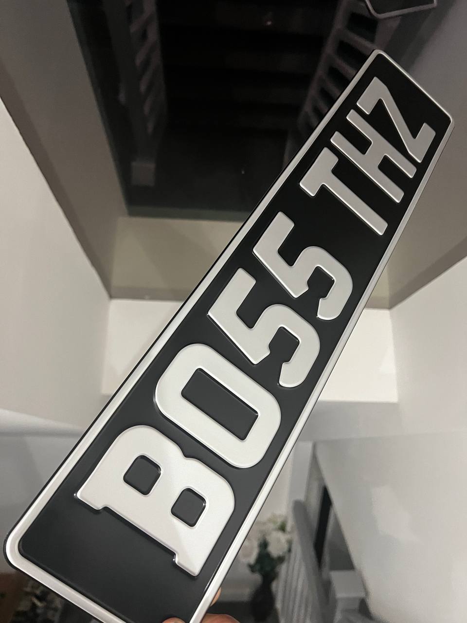 Metal Pressed Number Plates | Highest Quality | THZ CUSTOM WORKSHOP